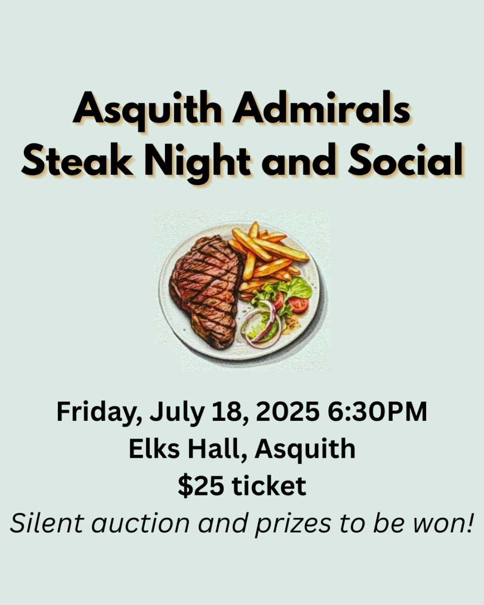 Asquith Admirals Steak Night & Social | Town of Asquith
